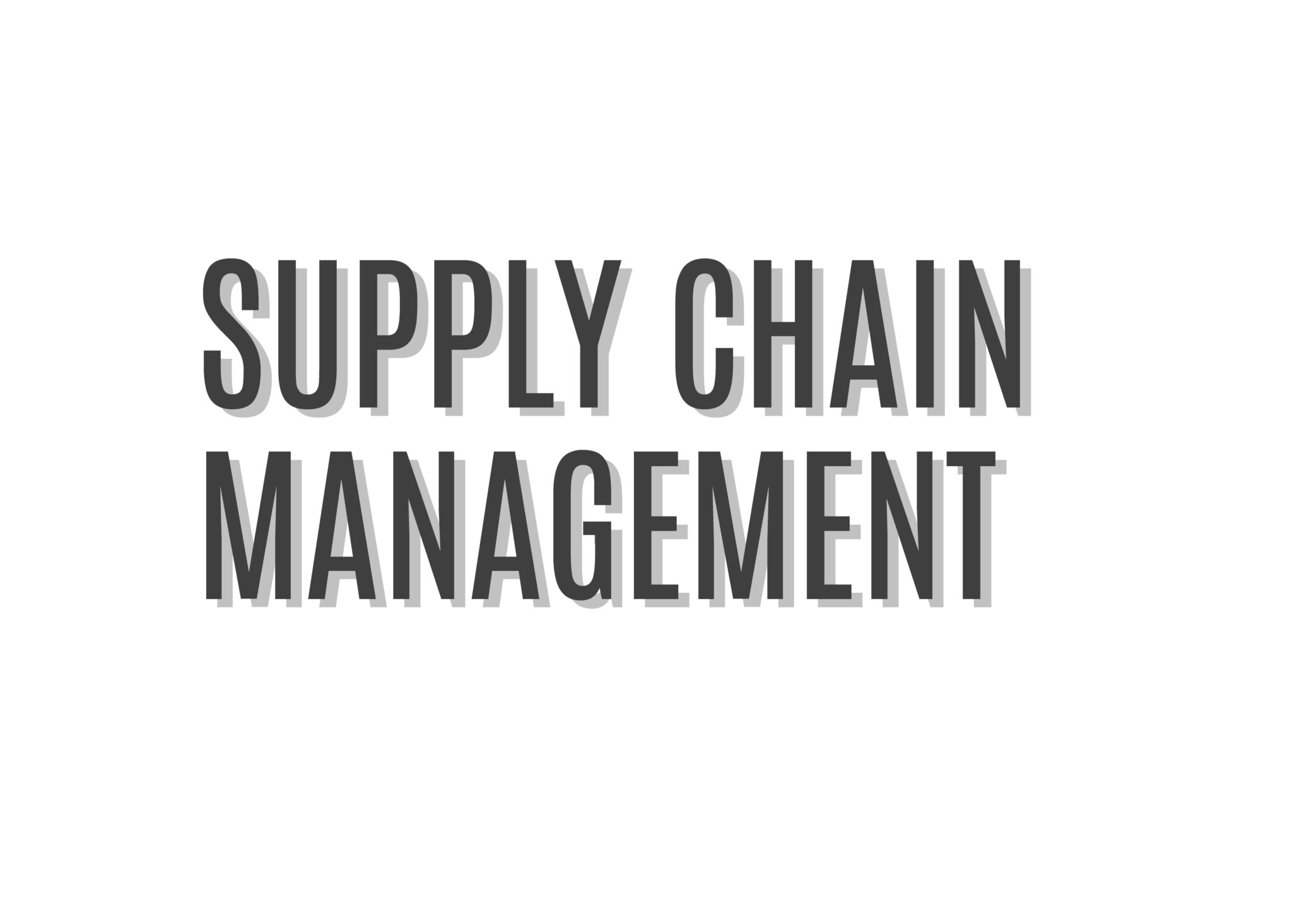 Guiding Principles and Resources for Supply Chain Management